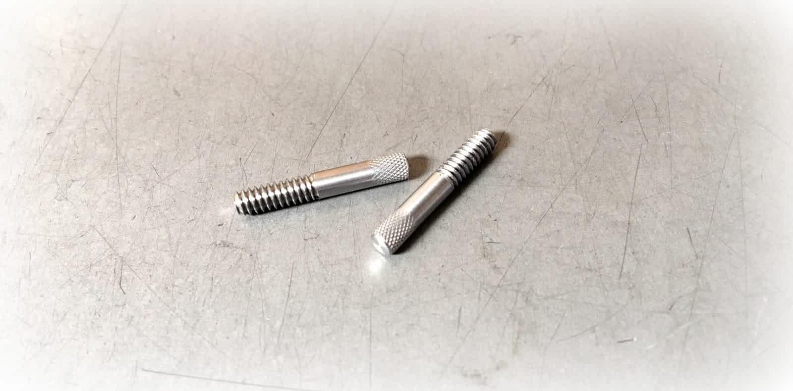 Custom Partially Knurled Pins In Plain Steel Material - Custom Dowel ...