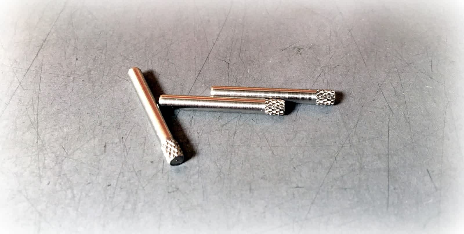 Custom Stainless Pins With One Side Diamond Knurled - Custom Dowel Pins ...